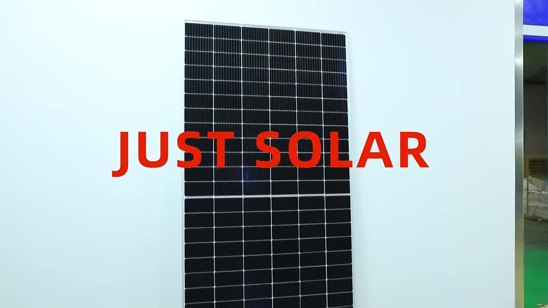 580-600 Watt Mono Bifacial Half Cell 182mm Solar Panels 580w 585w 590w ...