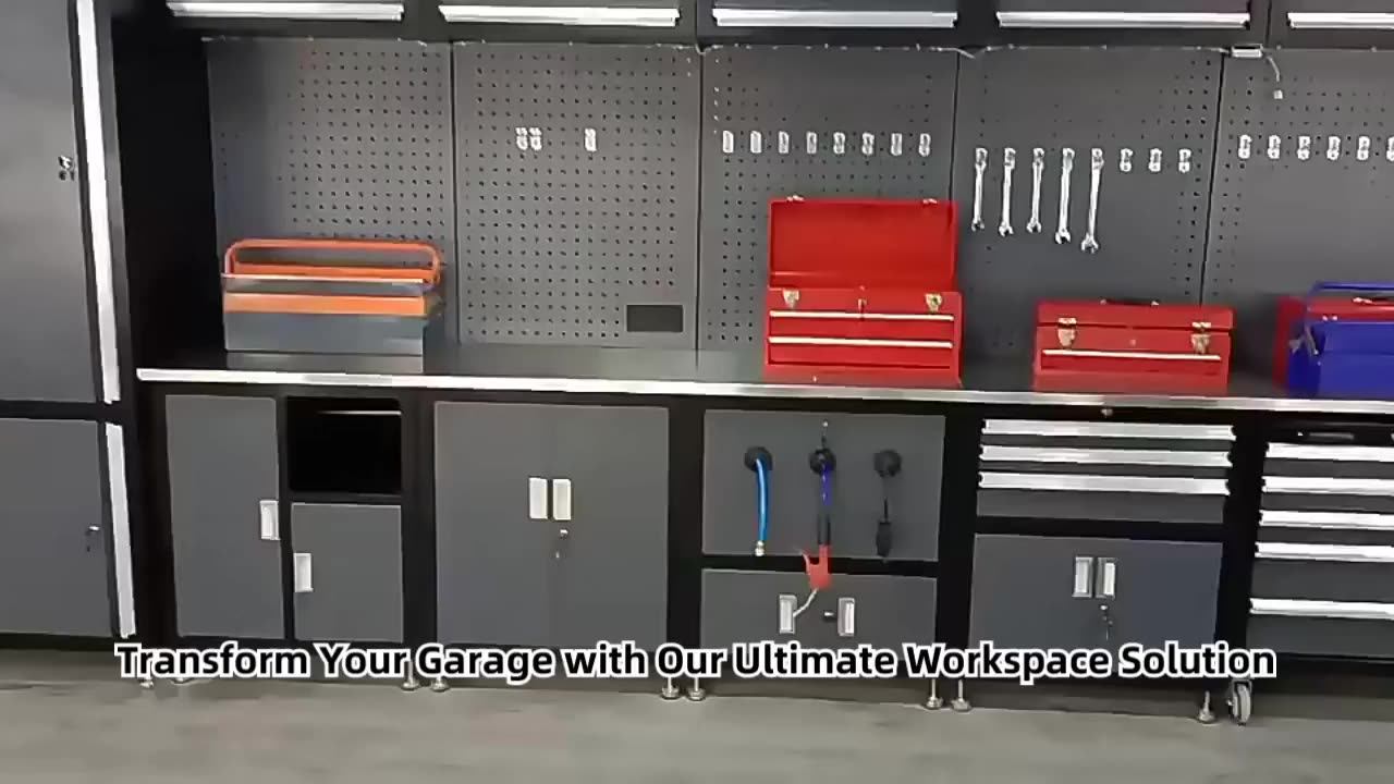 Heavy-duty Steel Garage Storage Workbench Tool Cabinet Combination ...
