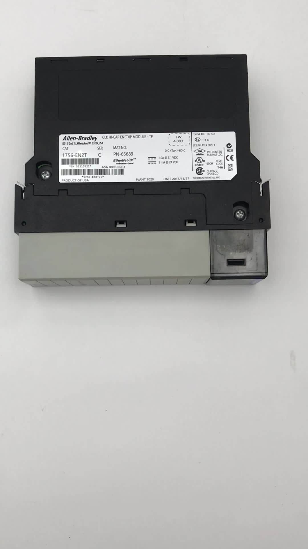 Original Allen Bradley 1756-en2t Plc 85-132vac Digital Ac Input Modules ...