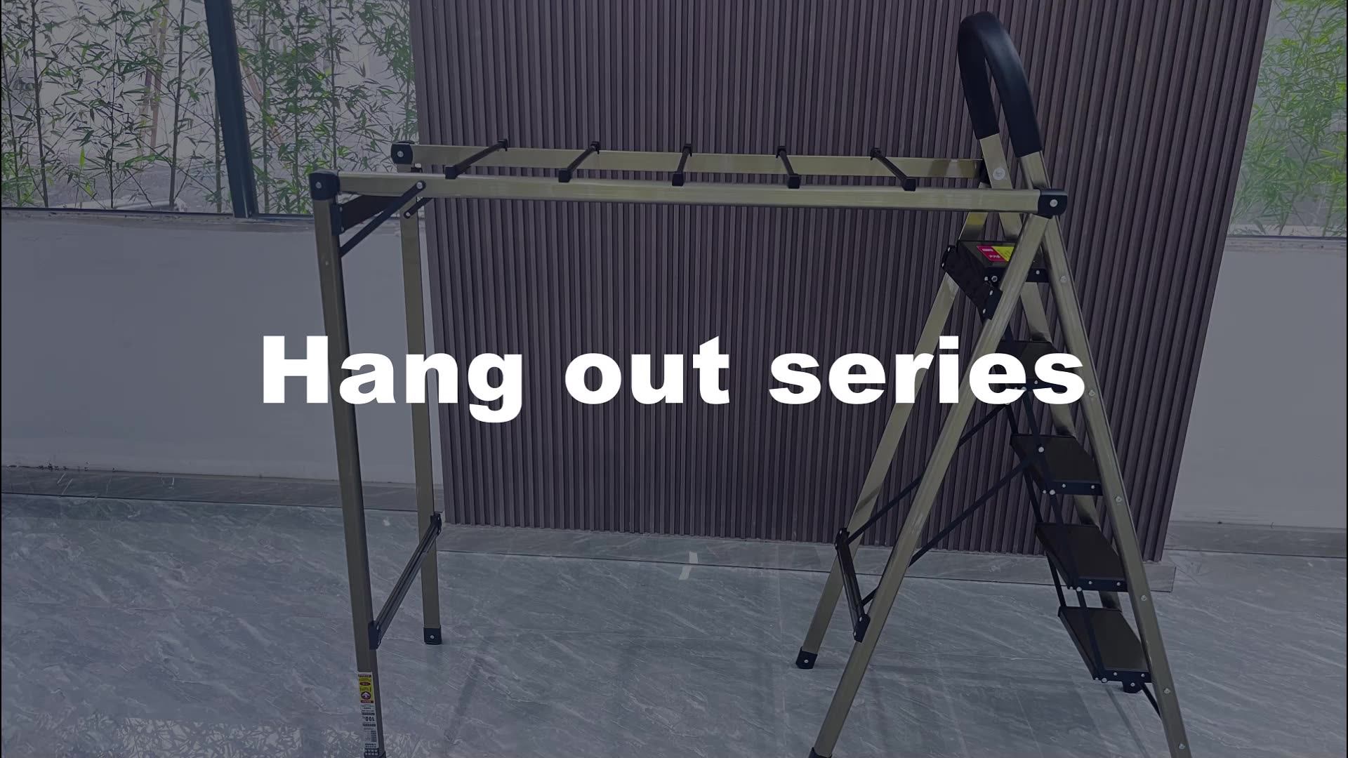 High Quality Aluminium Foldable Step Ladder Hang Out Series Ladder ...