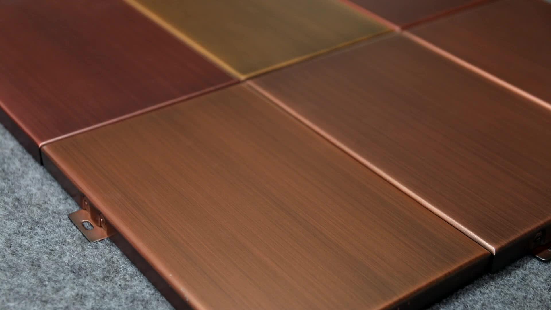 Powder Coated Metal Mesh Perforated Metal Ceiling Aluminum Exterior ...