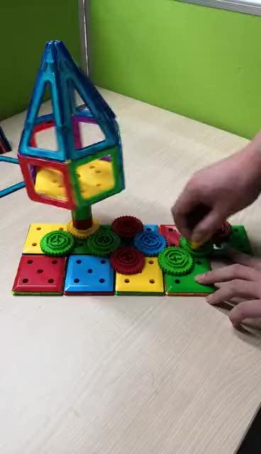 Hot Selling Magnet Toy Connecting Magnetic Building Blocks For Kids ...