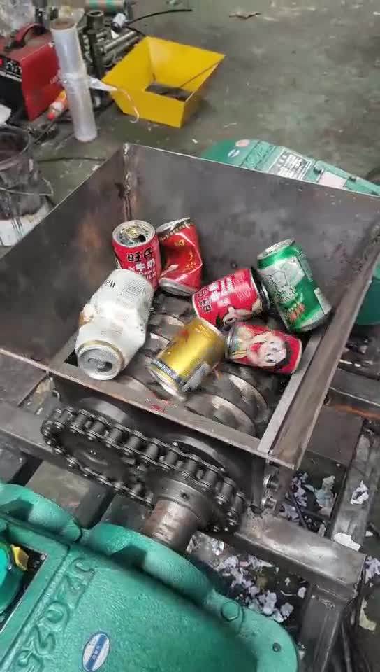 Waste Plastic Recycling Machine / Beer Can Crusher/beer Can Shredder ...