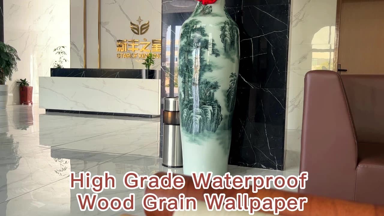 Luxury Wallpaper Wood Veneer Plywood Project Hotel Wall Decor Interior ...