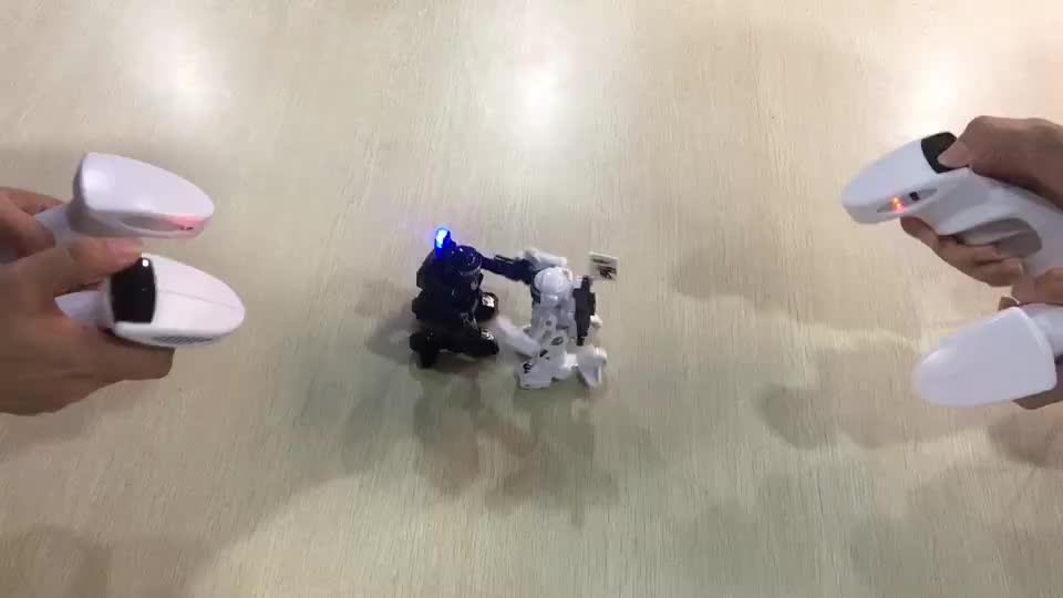 2.4g Remote Control Fighting Kids Stem Toys Battle Robot With Light And ...