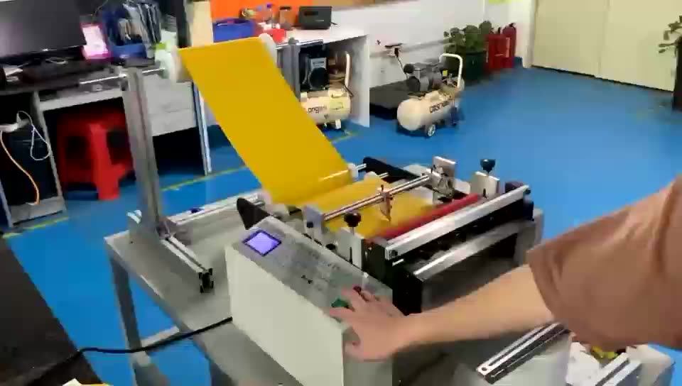 Fully Automatic Roll To Sheet Cutter A3 A4 Size Multi Sheet Label ...