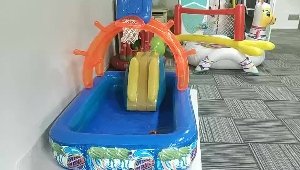 224cm Giant Pvc Inflatable Basketball Splash Play Center Swimming Pool ...