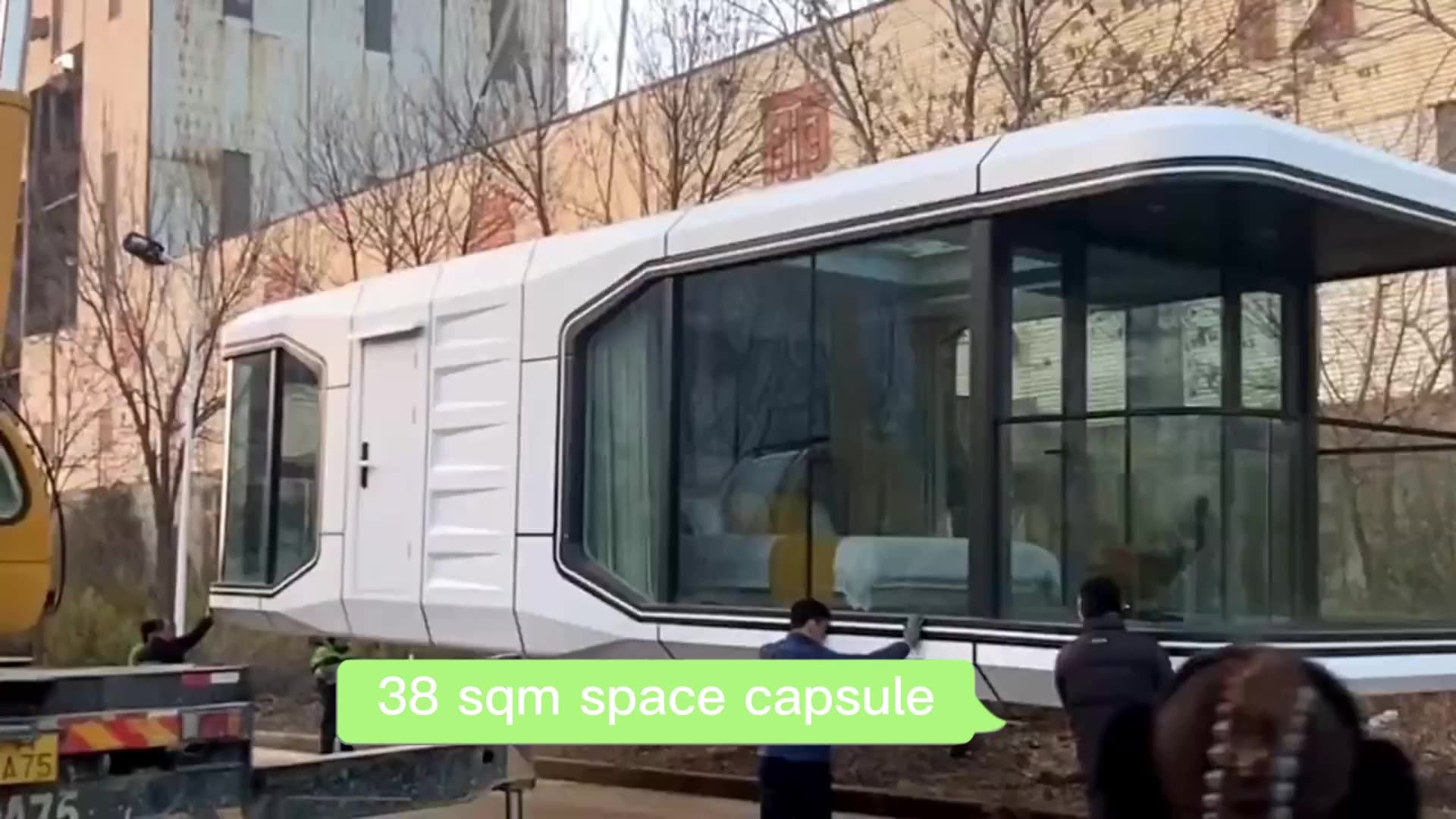 Modular Space Capsule Homes Prefab Prefabricated Tiny Houses Luxury ...
