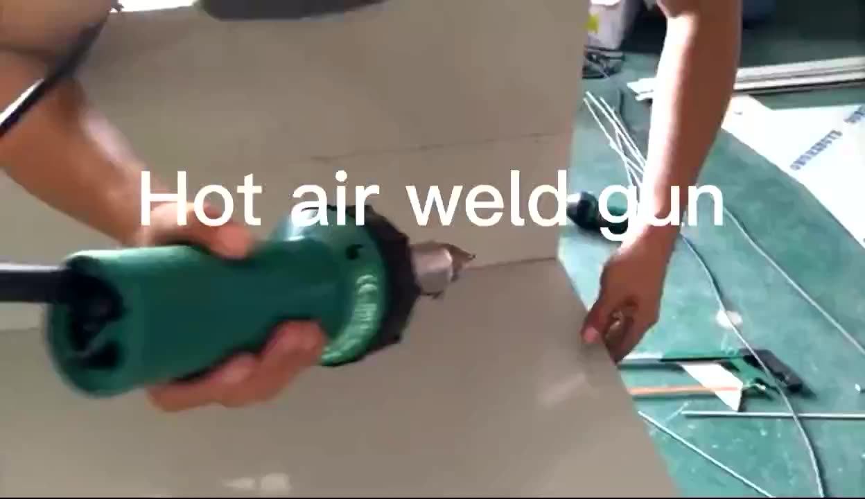 Plastic Vinyl Flooring Hot Air Welding Kits With Electric Groover,Heat ...