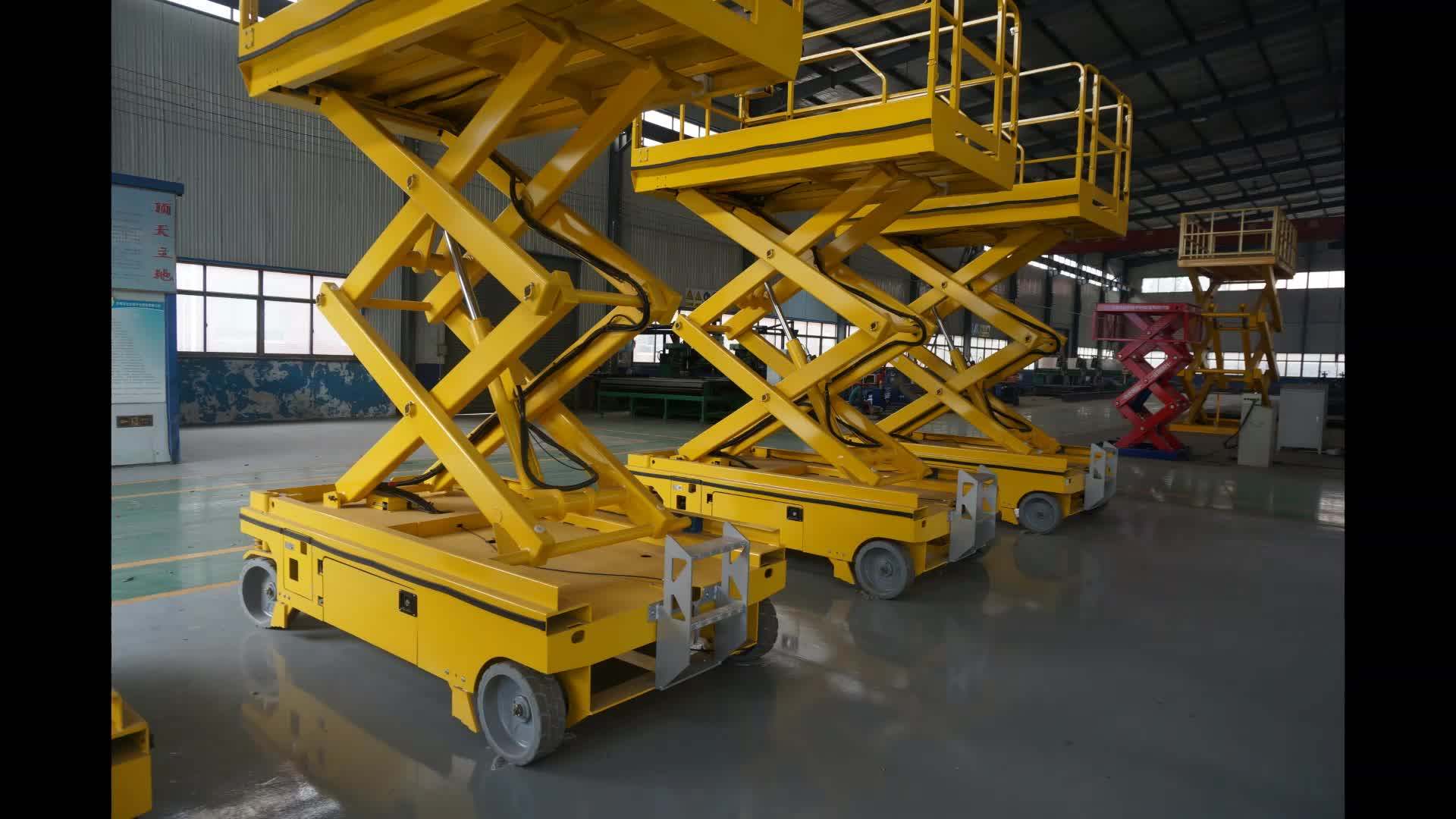 High Quality Mini Hydraulic Battery Aerial Mobile Self Propelled Tables ...