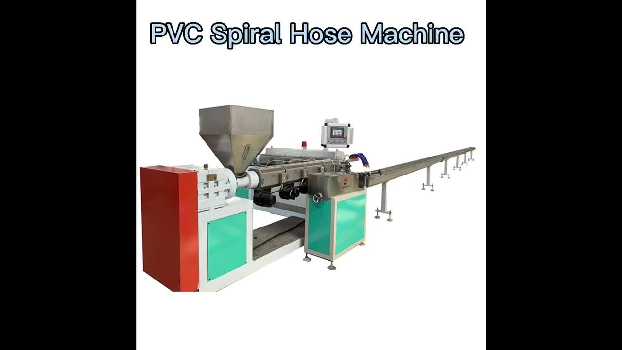 Plastic Pvc Suction Transport Pipe Duct Production Line Pvc Spiral Soft ...