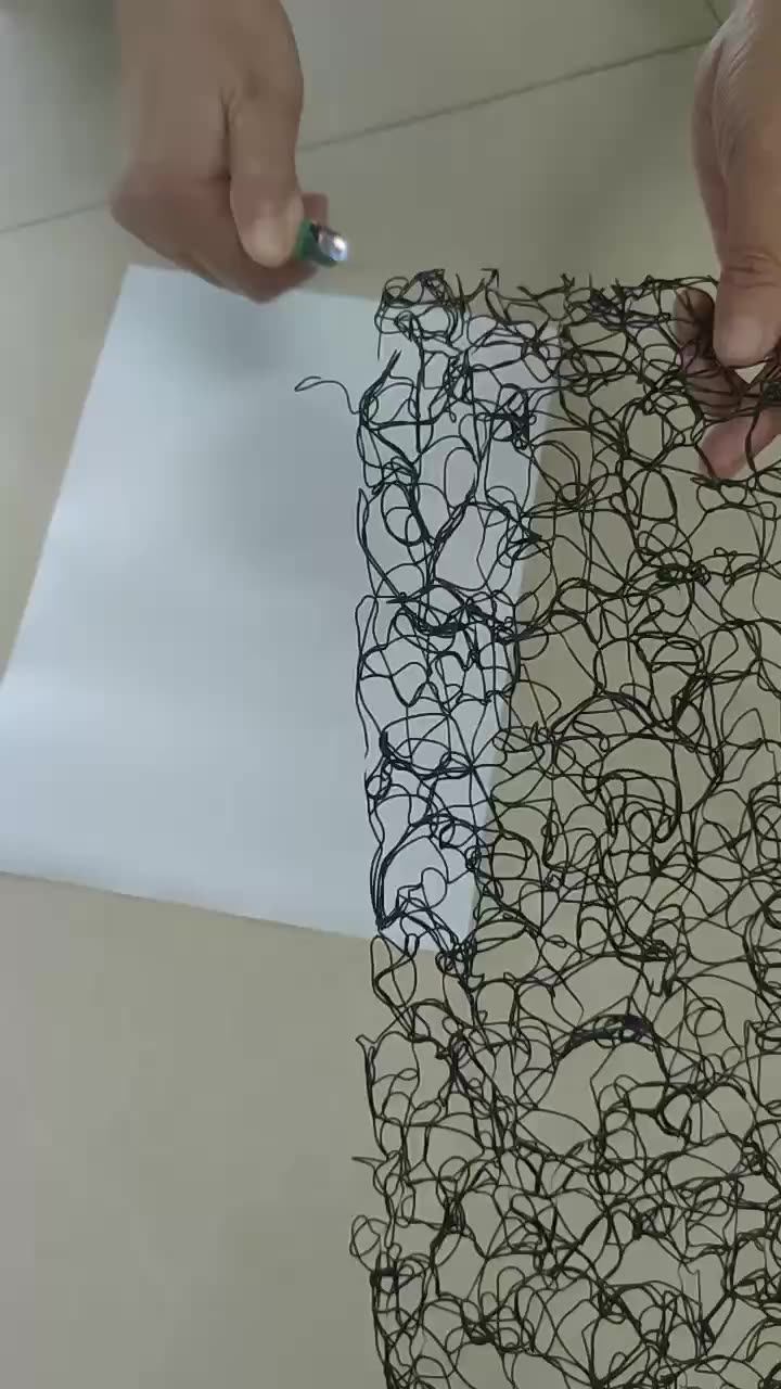 6mm Metal Roof Ventilation Enka Mesh Steel Structure Sound Absorption ...