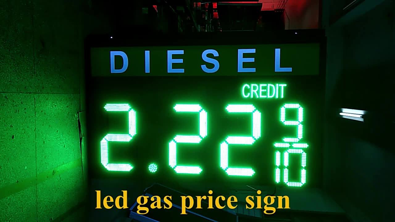 Outdoor Advertising Double Sided 88:88 Rf Remote Control 8'' Digital ...