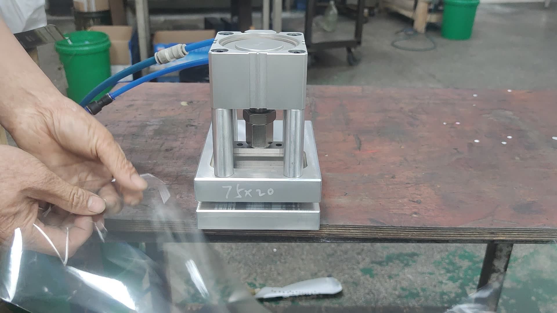 High Quality Pneumatic D Cut Punch For Plastic Bag - Buy D Punch,D Cut ...