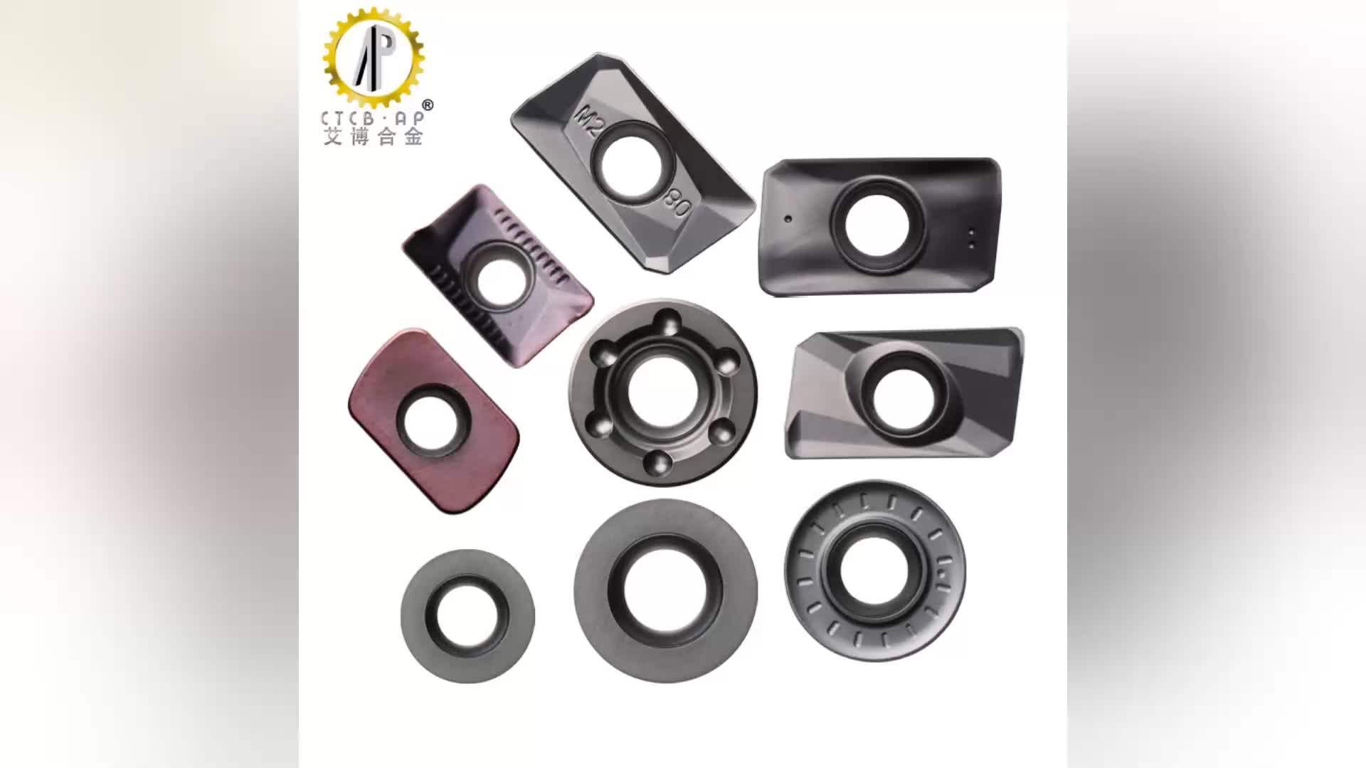 High Quality Tungsten Carbide Cnc Milling Inserts /miling Cutter Rpmw ...