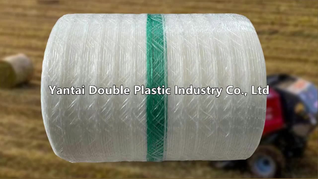 Round Hay Baler With Net Wrap Plastic Polyethylene Plastic Pallet ...