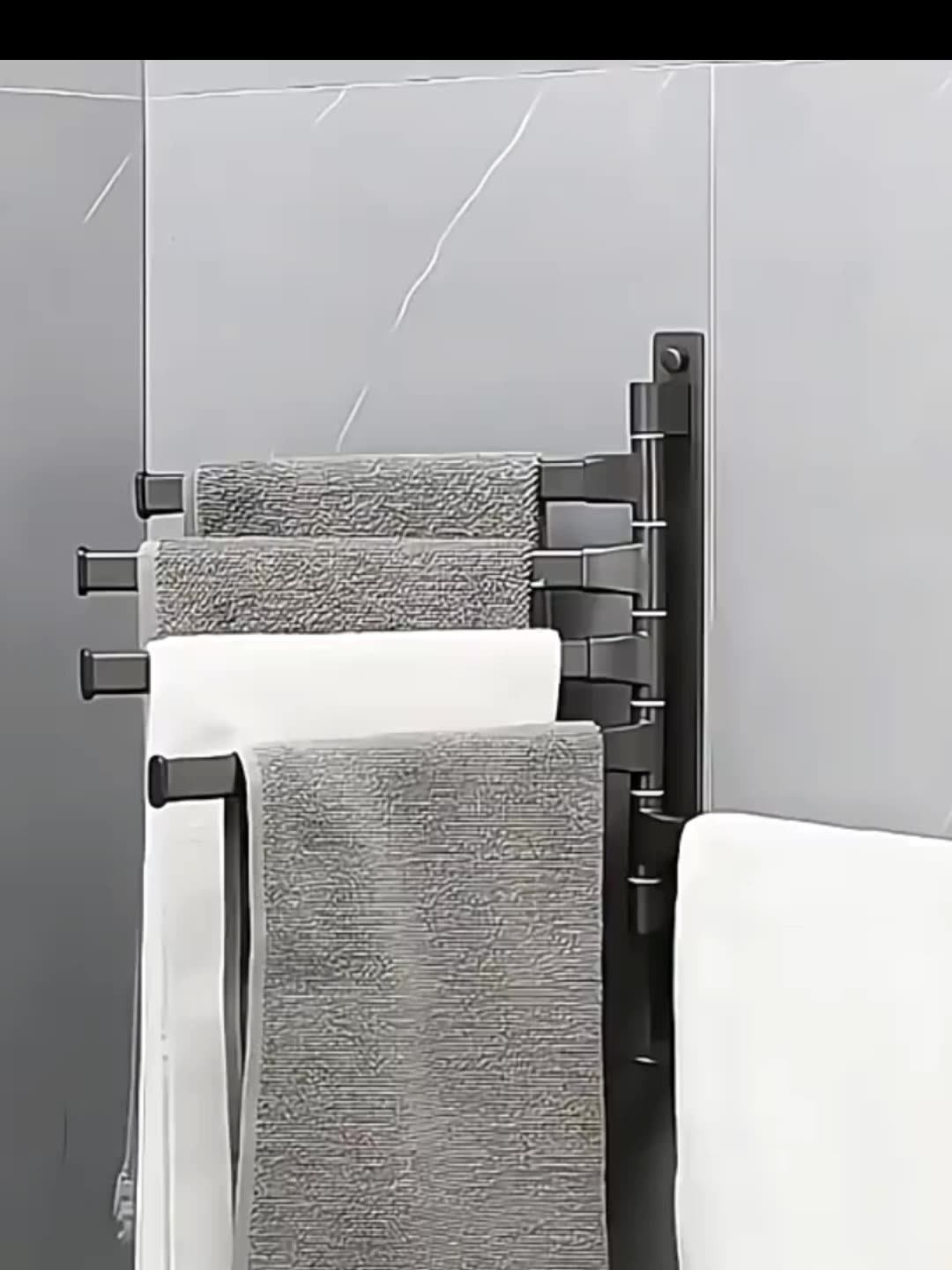 Modern Wall Swivel Multiple Layers Bathroom Space Aluminum Portable ...