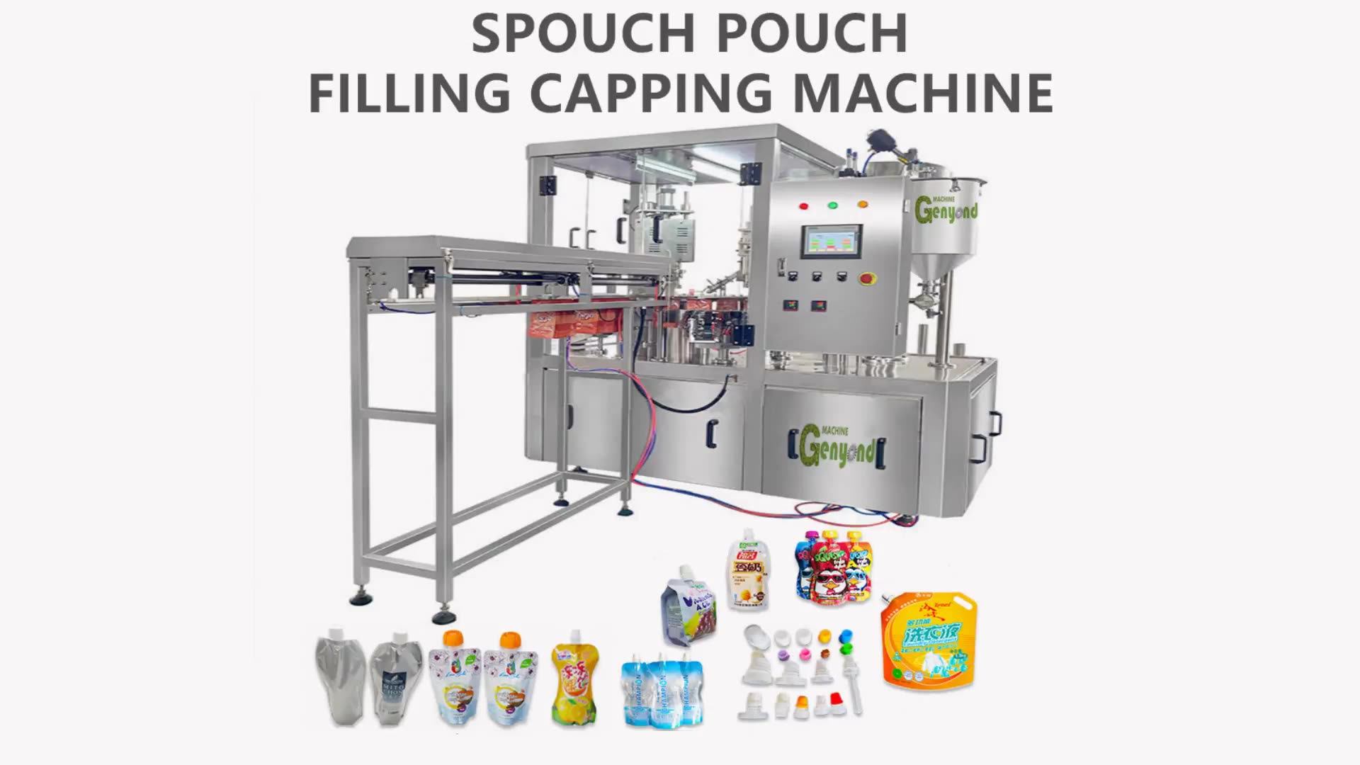 Shanghai Factory Stand Up Doypack Spout Pouch/sachet/bag Filling ...