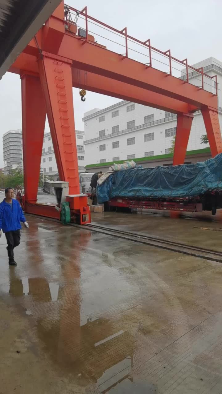Boat Lifting Heavy Duty Rmg Mg 30 Tons Double Girder Gantry Crane ...