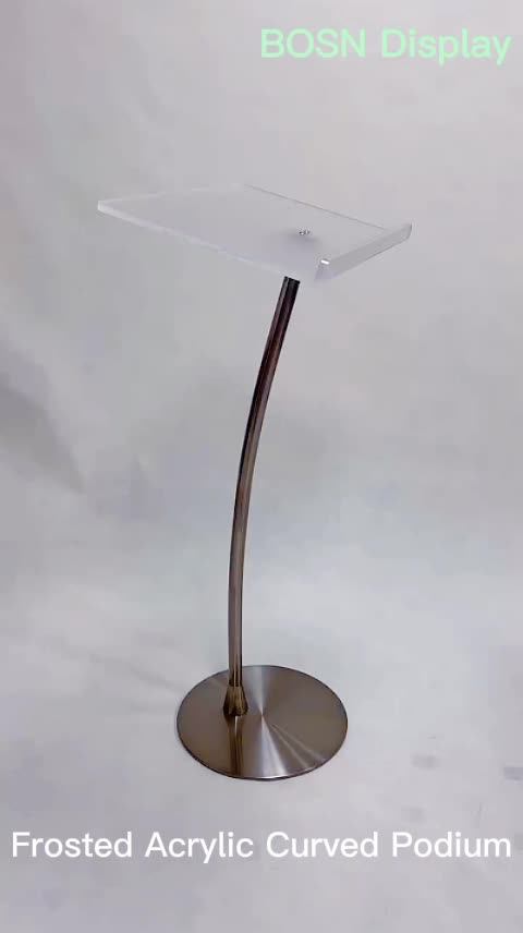 Detachable Lectern Plastic Podium Pulpit Design Frosted Acrylic Church ...