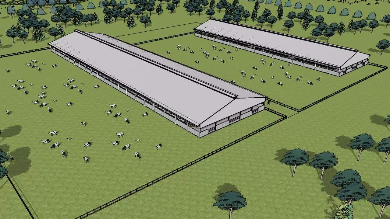 Environmental Control Prefab Steel Structure Design Chicken Poultry ...