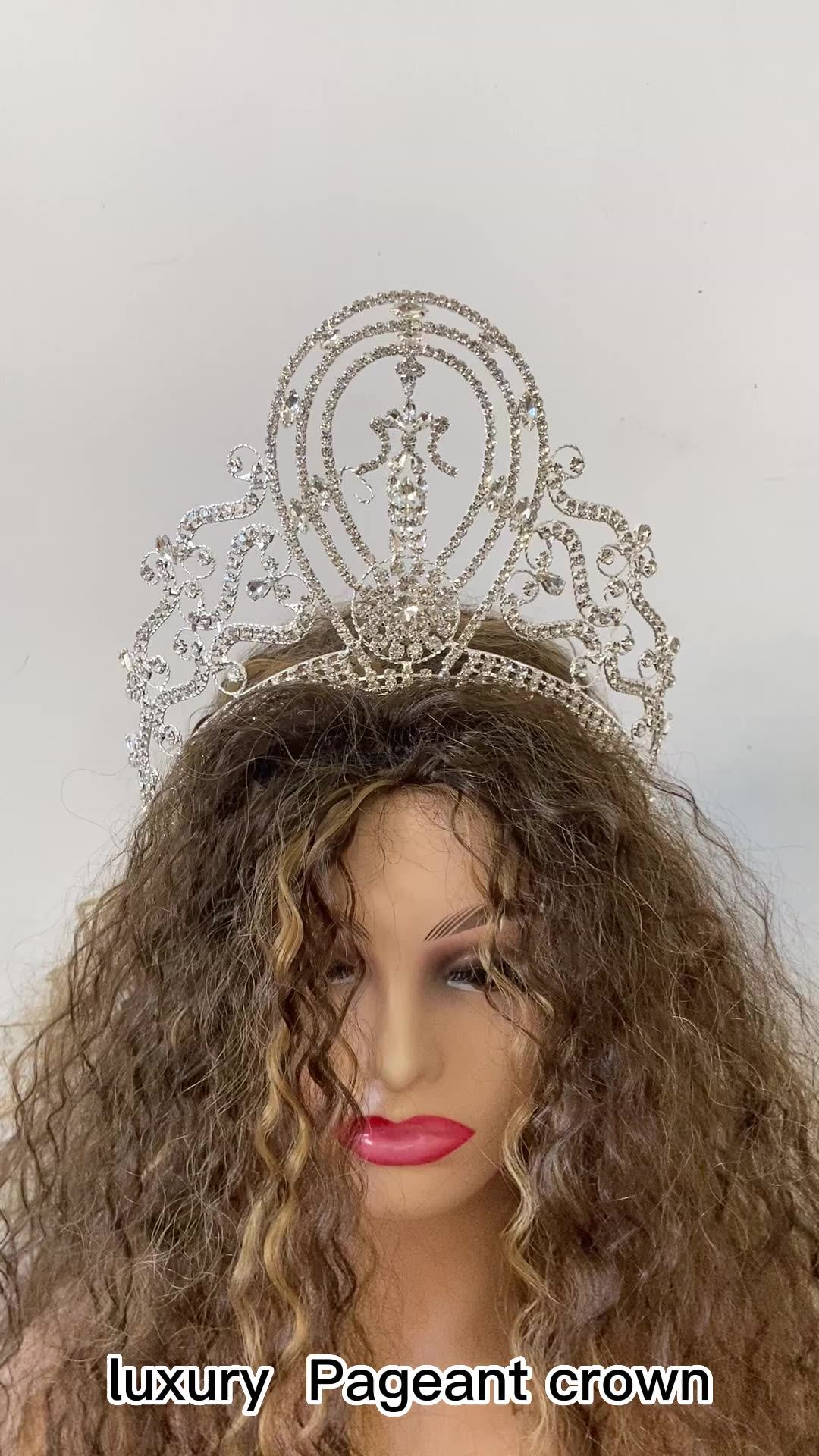 Qs Large Adjustable Miss Universe Classic Princess Hair Jewelry ...