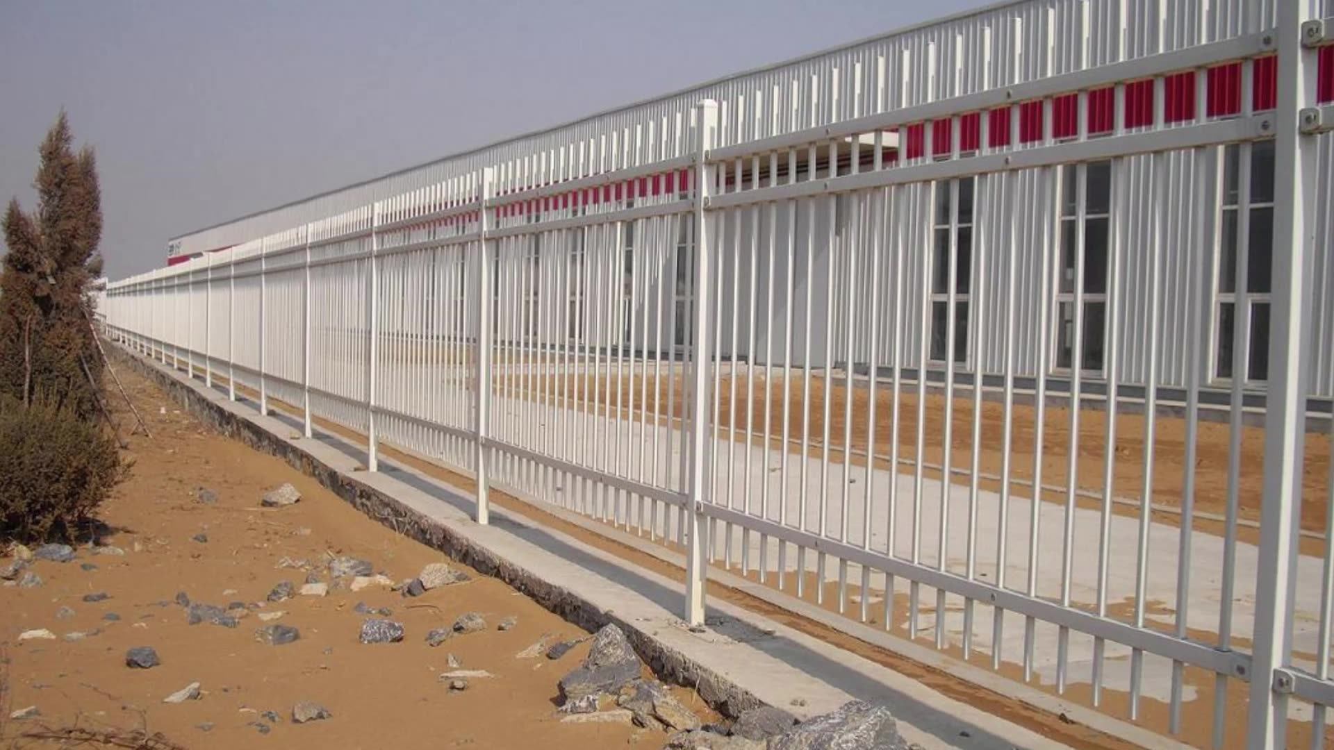 Used Wrought Iron Steel Fence Panel Attractive Metal Fencing Designs ...