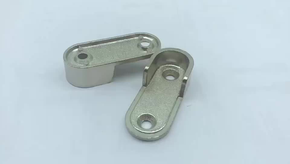 Wardrobe Tube Bracket Tube Holder Rail End Support Furniture Tube ...