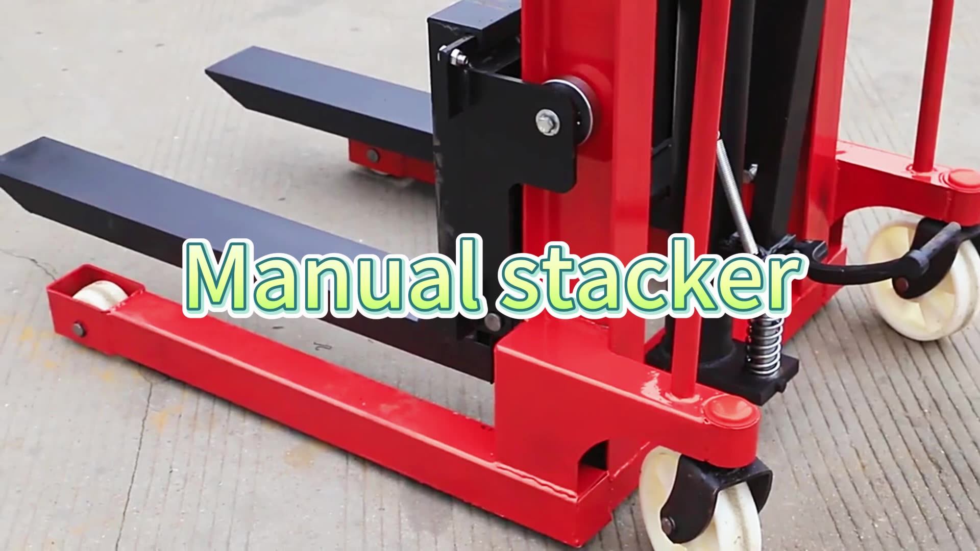 Manual Forklift Hand Hydraulic Stacker Hot Sale China Manufacturer ...