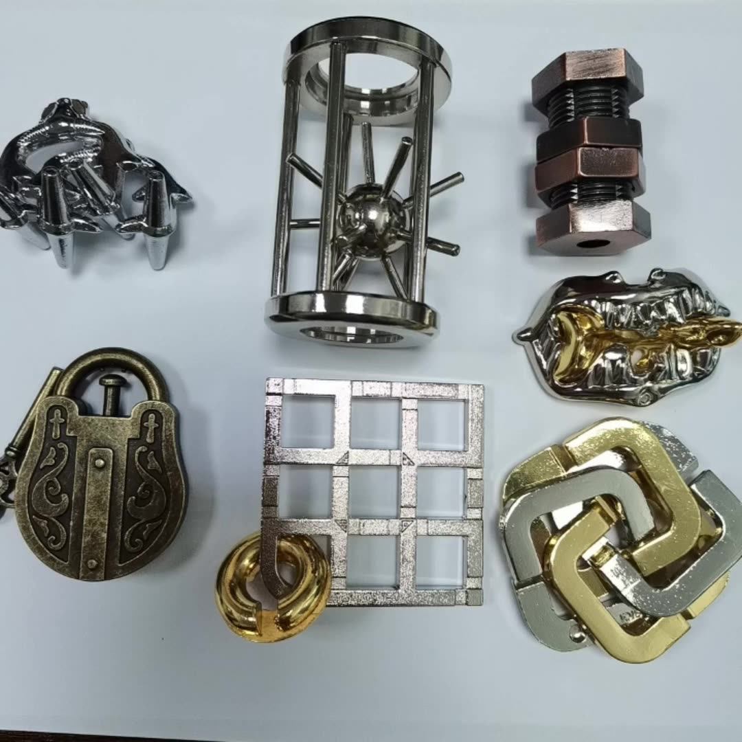 Puzzle Metal Intelligent Brain Teaser Iq Mind Teaser Puzzle Game Cast ...