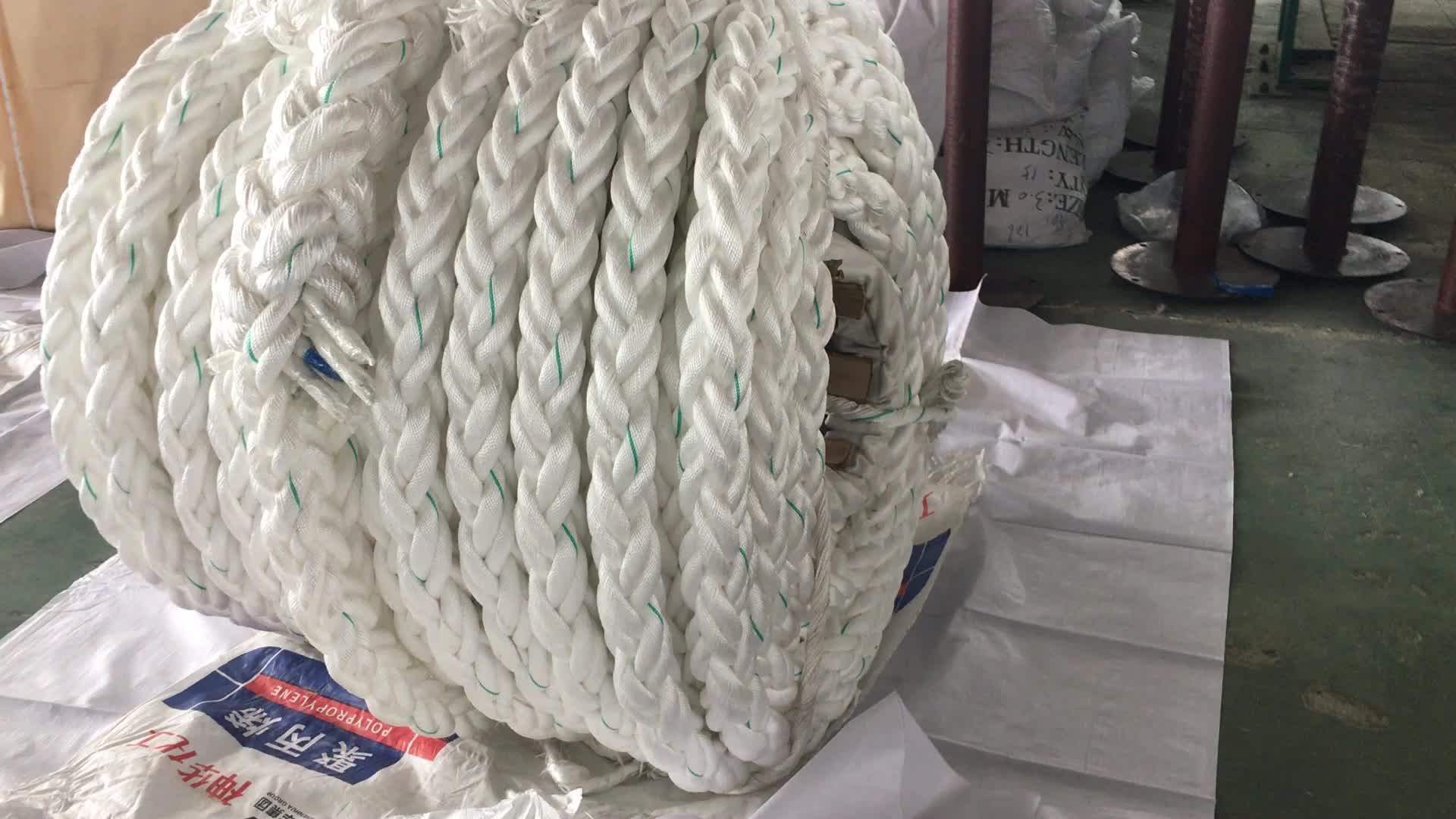 8-strand 100% Dacron Polyester Marine Rope Tow Rope Mooring Rope - Buy ...