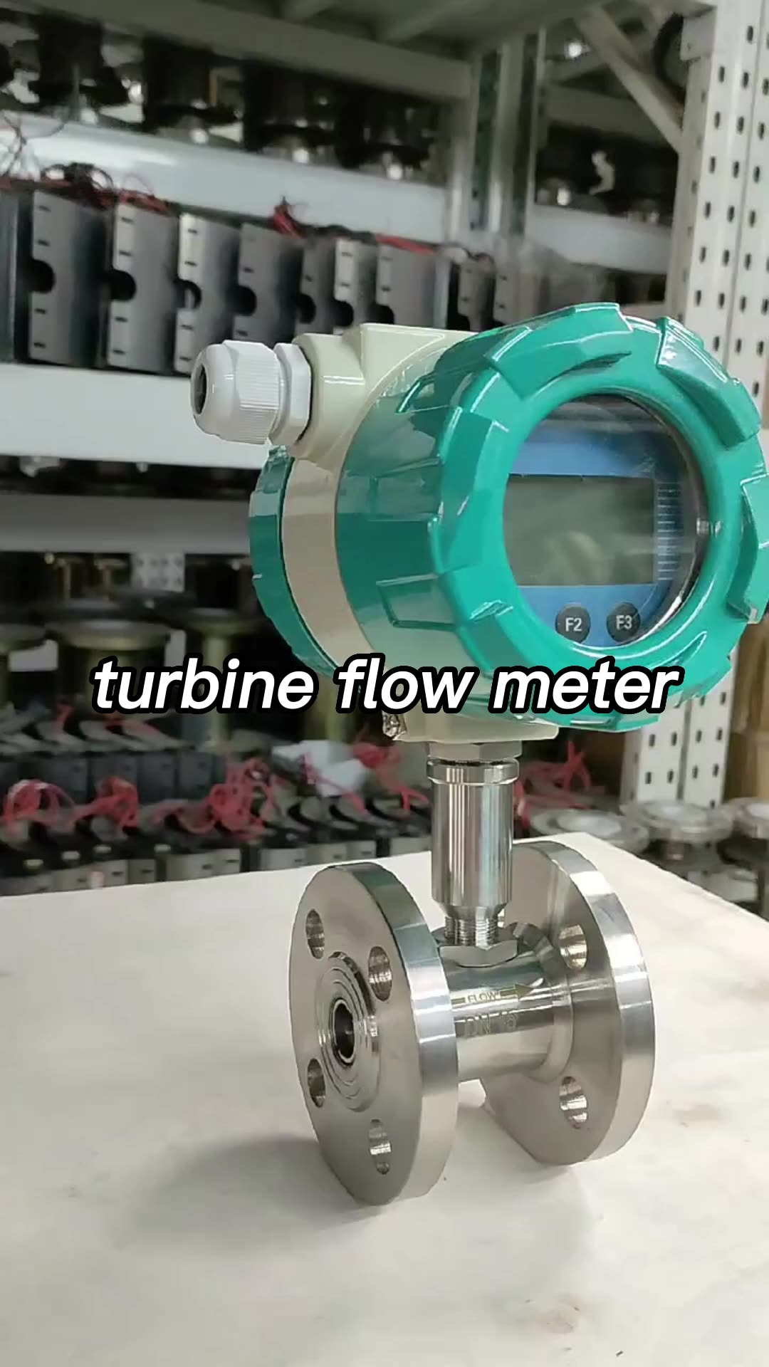 Small Size Threaded Turbine Sensor With 4-20ma Output Alcohol Methanol Turbine Flowmeter - Buy ...