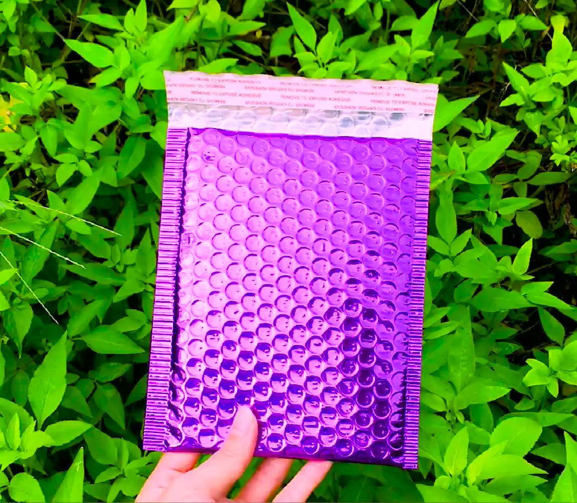 Strong Self Adhesive Waterproof Co Extruded Metallic Bubble Mailer ...