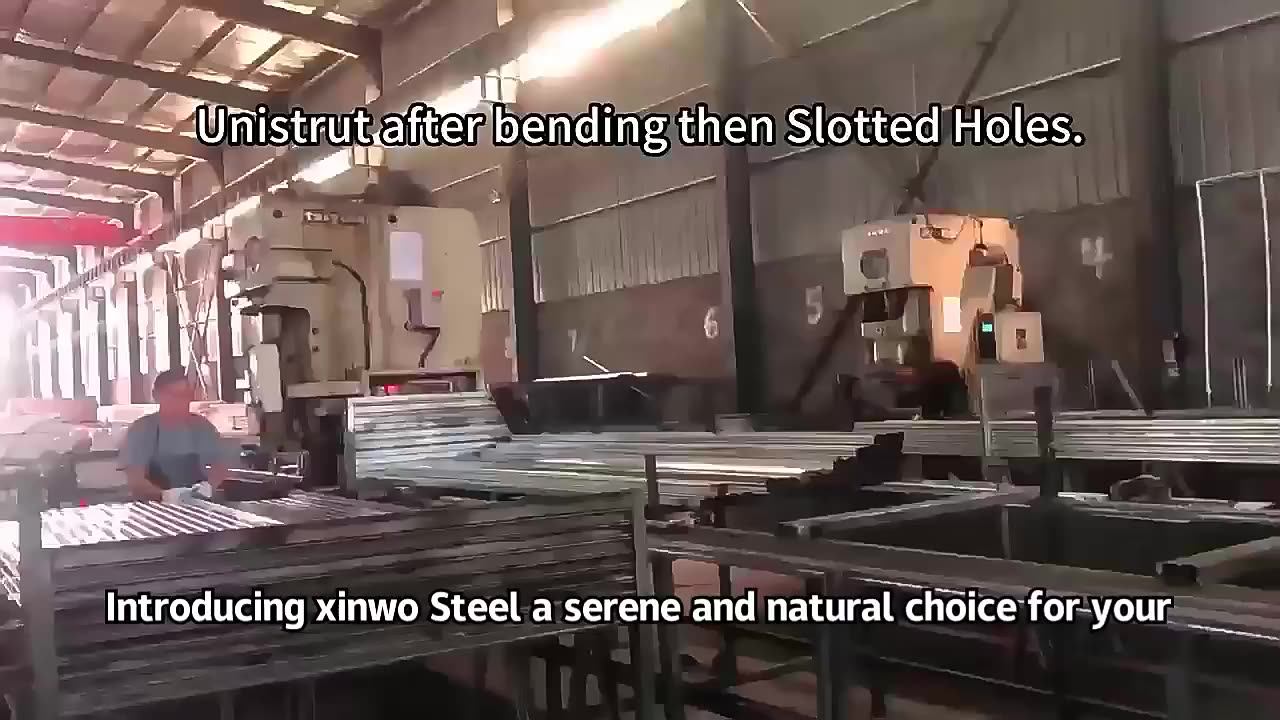 Building Steel Structure Solid Unistrut Channel Strut For Construction ...