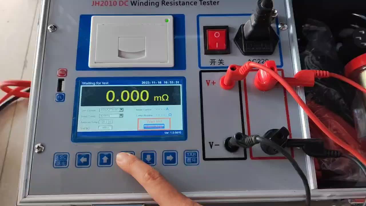 10a Transformer Winding Resistance Meter Test Equipment Dc Resistance ...