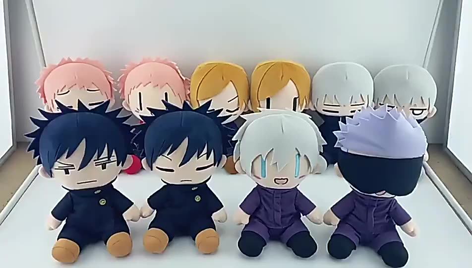 Anime Satoru Gojo Itadori Yuji Fushiguro Megumi Jujutsu Kaisen Stuffed ...
