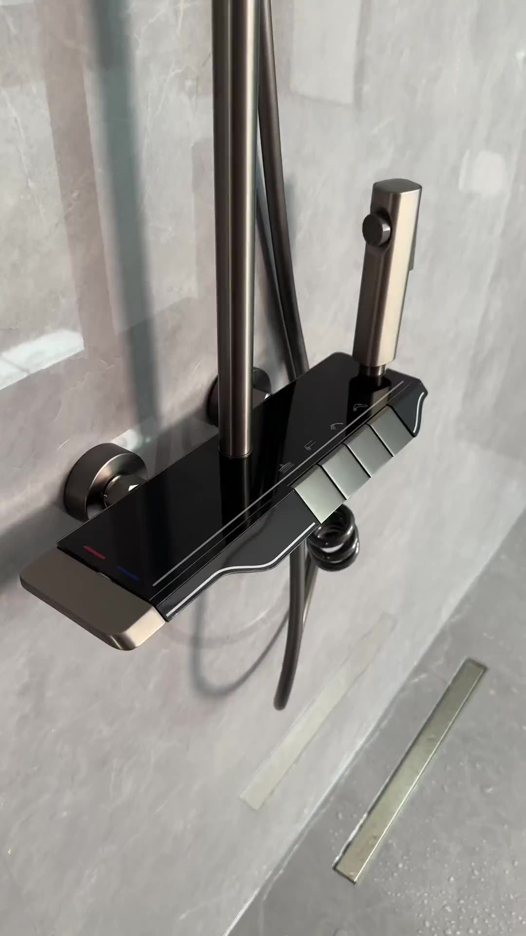 Cold And Hot Led Digital Display Screen No Battery Hydraulic Power 4 ...