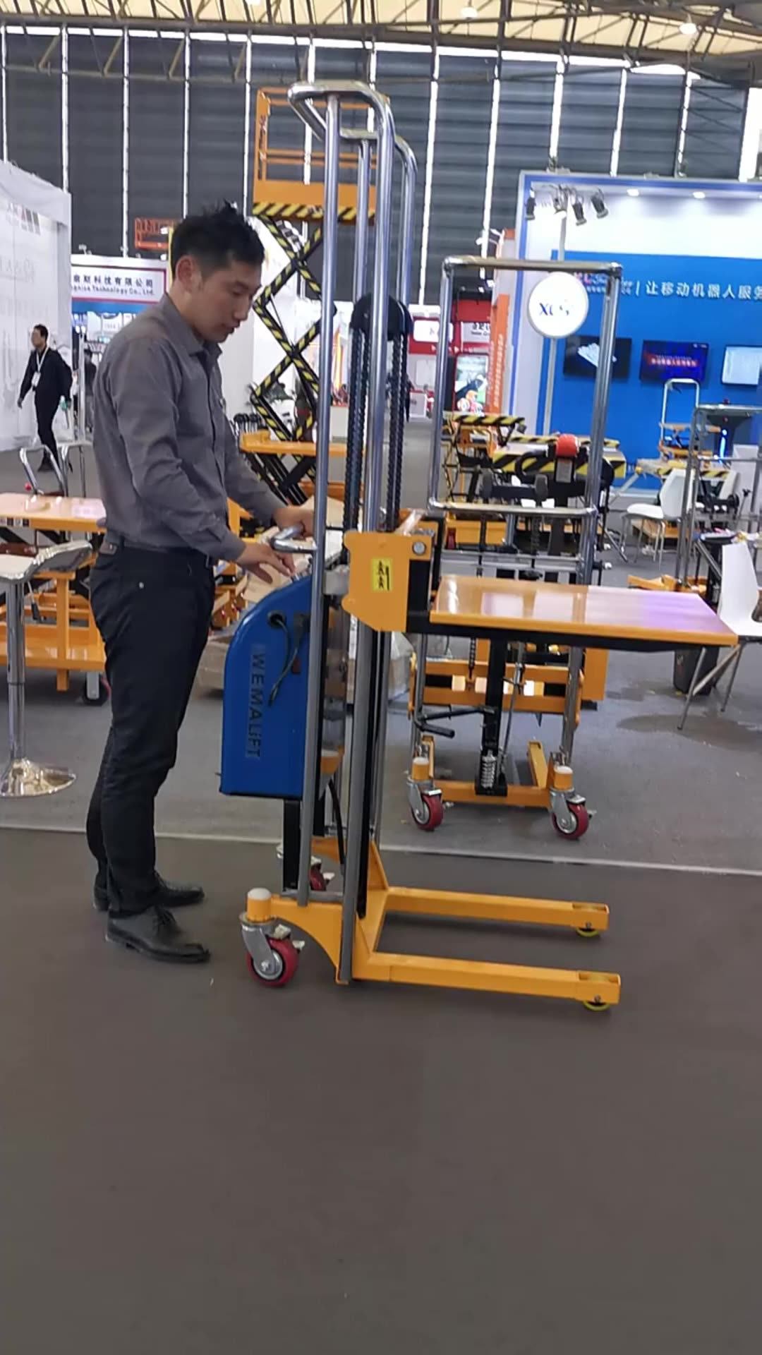 Electric Light Stacker Cylinder Forklift Hydraulic Pallet Jack - Buy ...