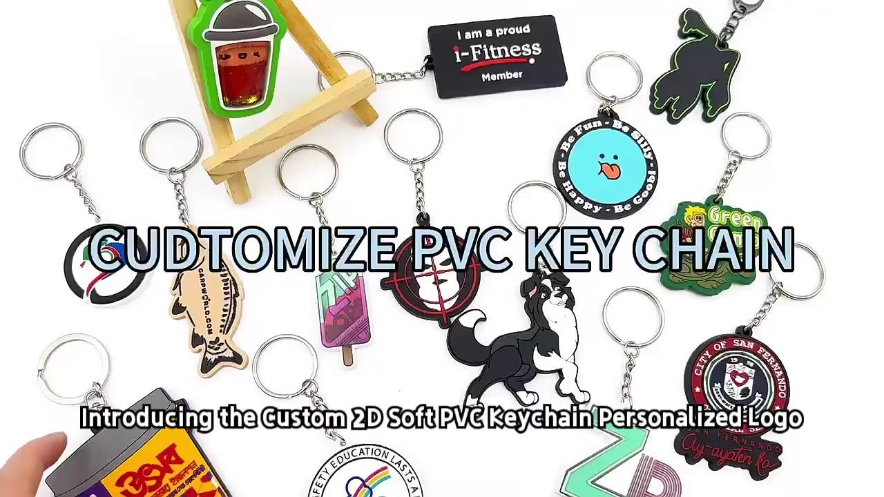 Custom 2d/3d Anime Soft Pvc Keychain Metal Carabiner Sport Key Ring ...