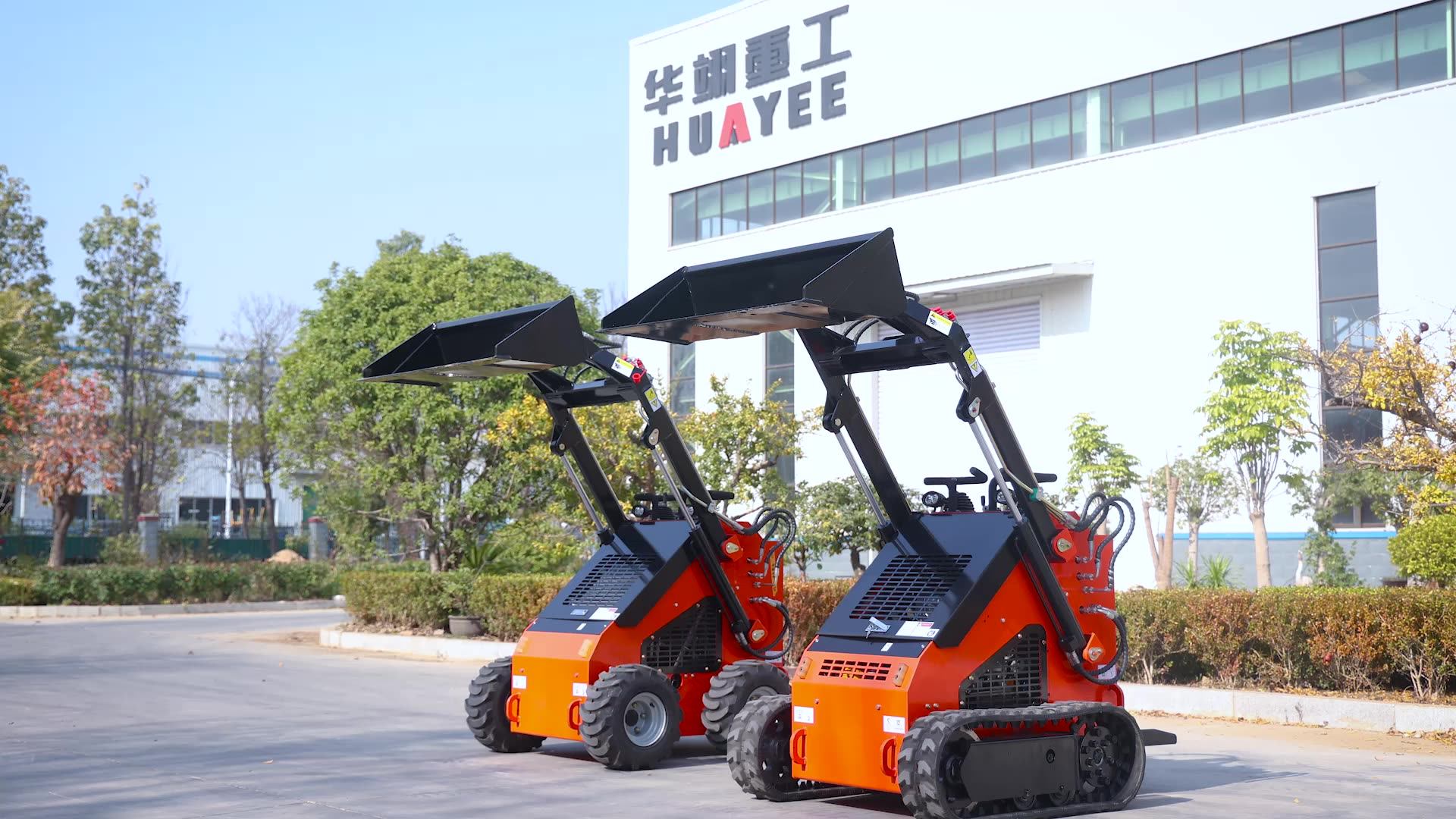 Cheap Walk Behind Crawler Diesel Mini Loader Skid Steer Attachments ...