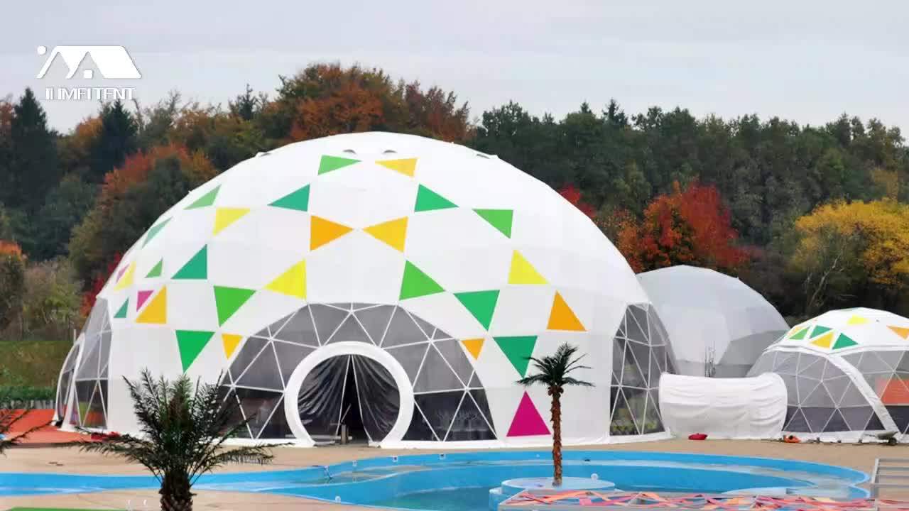 Glass Igloo Outdoor Geodesic Dome Tent Yurt Mongolian Luxury Geodesic ...