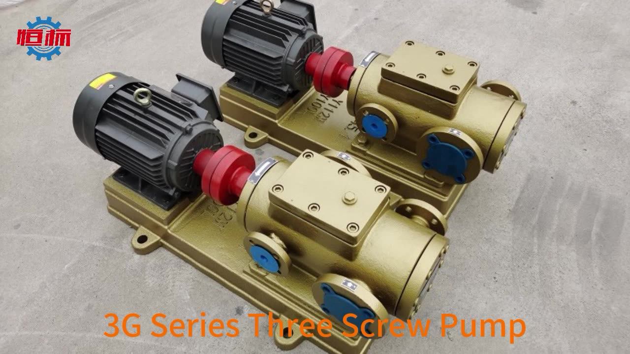 Hengbiao Double Suction Three Screw Pump Mechanical Seal Fuel Oil ...
