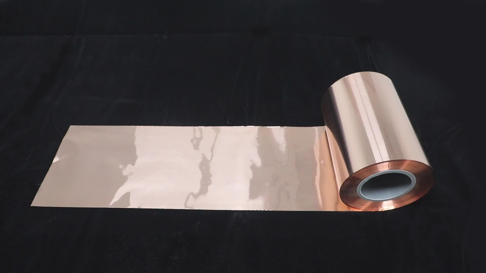 C1100 C1200 T2 Soft Half Hard Pure Thin Copper Foil Strip Tape In Coil ...