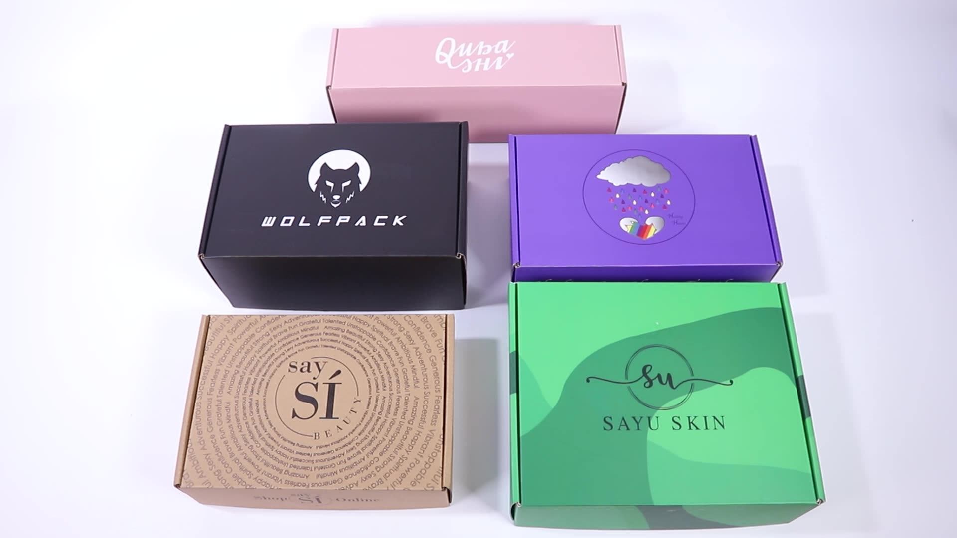 Foldable 4c Printing Custom Cardboard Mini Gift Boxes With Custom Logo ...