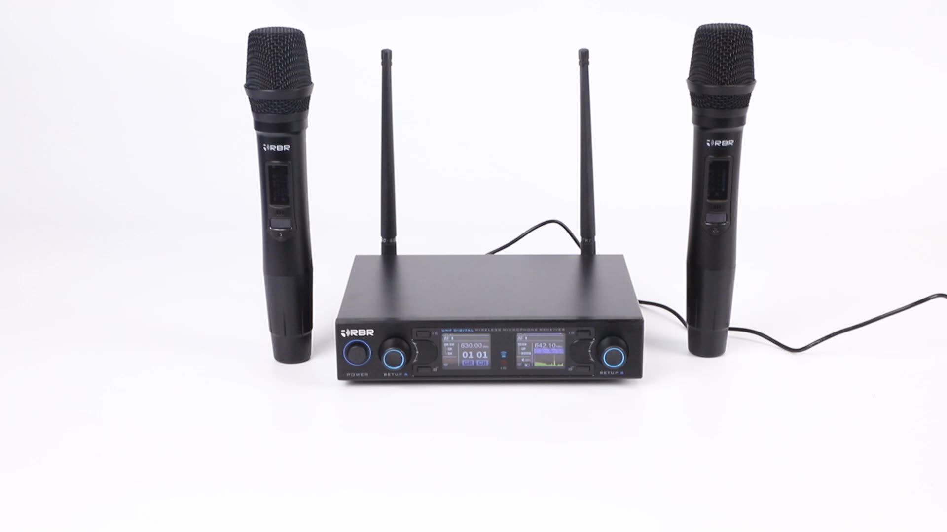 Rechargeable Handheld Design D733 Digital Professional Uhf Wireless ...