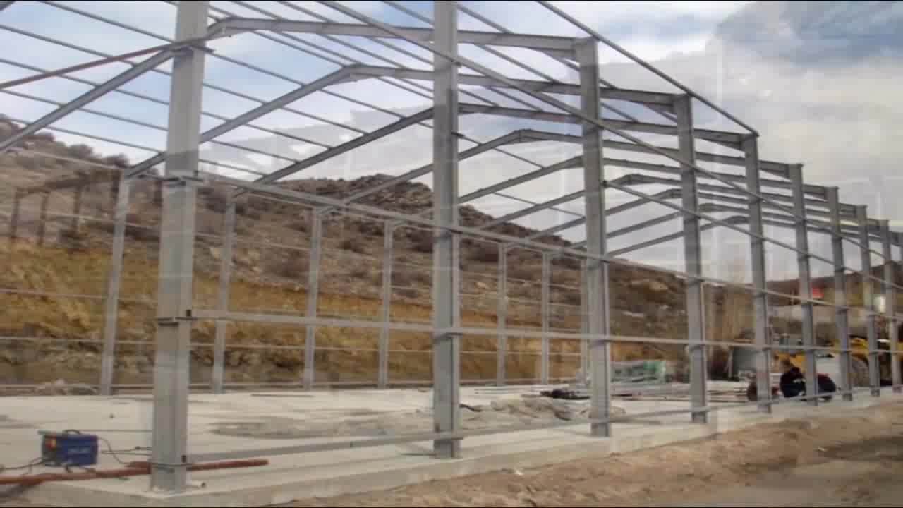 Prefab Steel Structure H Column Building/prefabricated Warehouse Steel ...