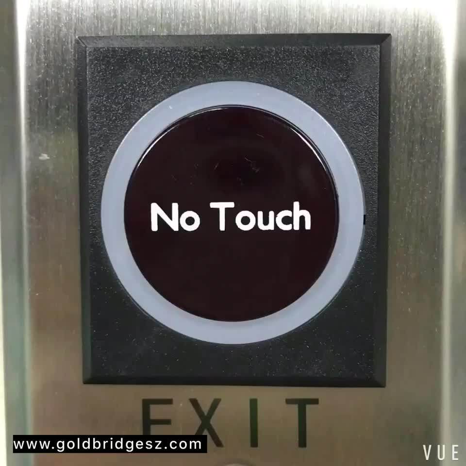 Square Stainless Steel Touchless Door Release Button Ir Contactless ...