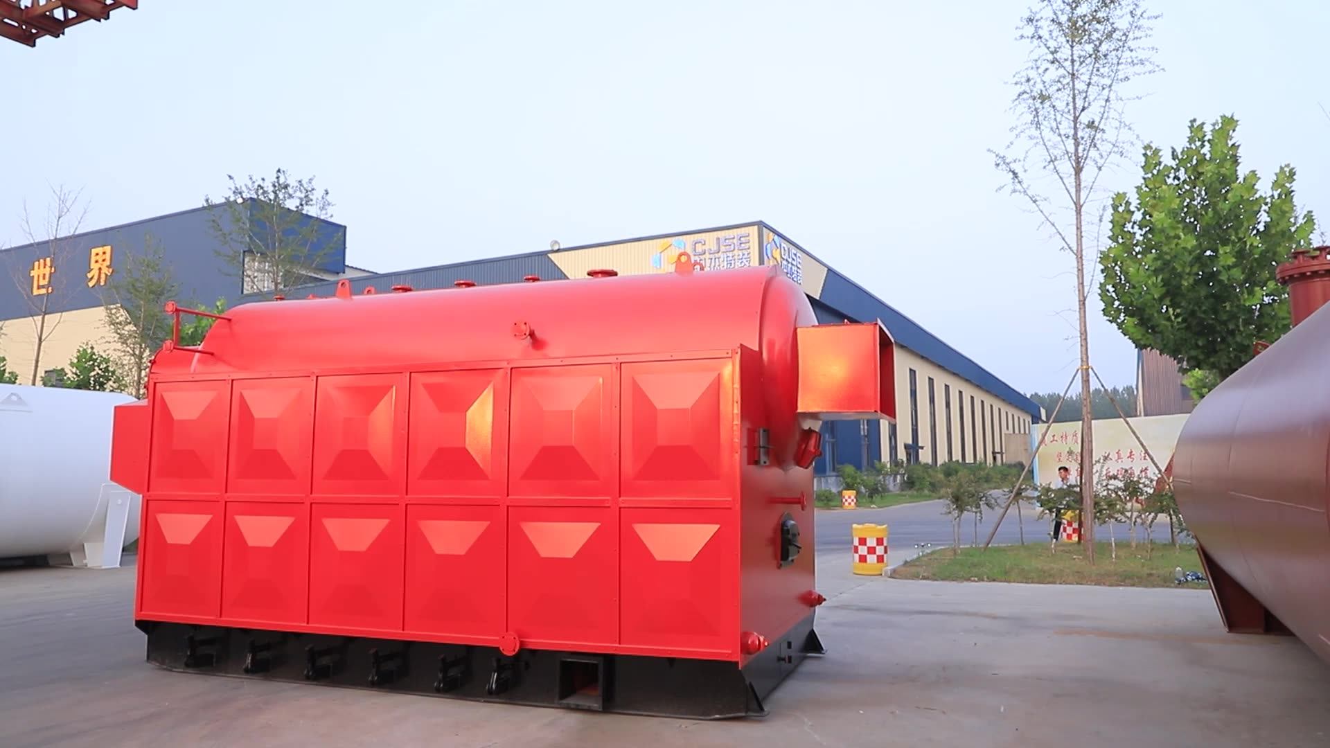 1 Tonne Boiler Boimass Steam Boiler Hammer Mill For Biomass Wood Pellet ...