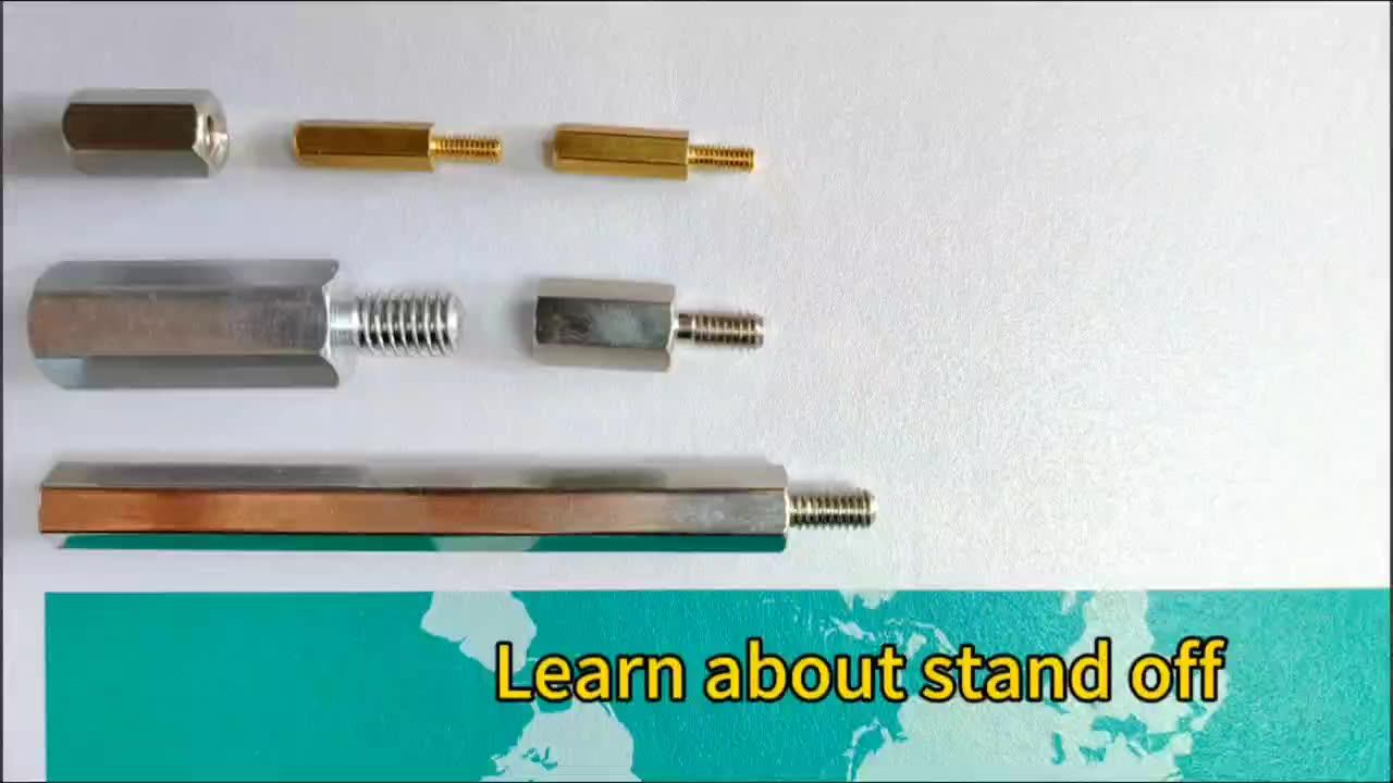 Hex Post Column Pillar Connector Nuts Brass Threaded Insert Famale ...