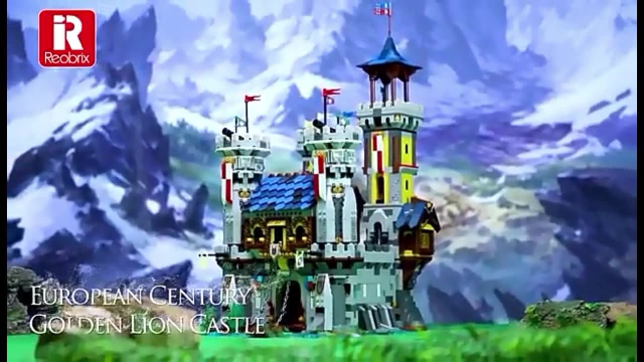 Reobrix 66007 European Medieval Ancient Architecture Fishing House ...